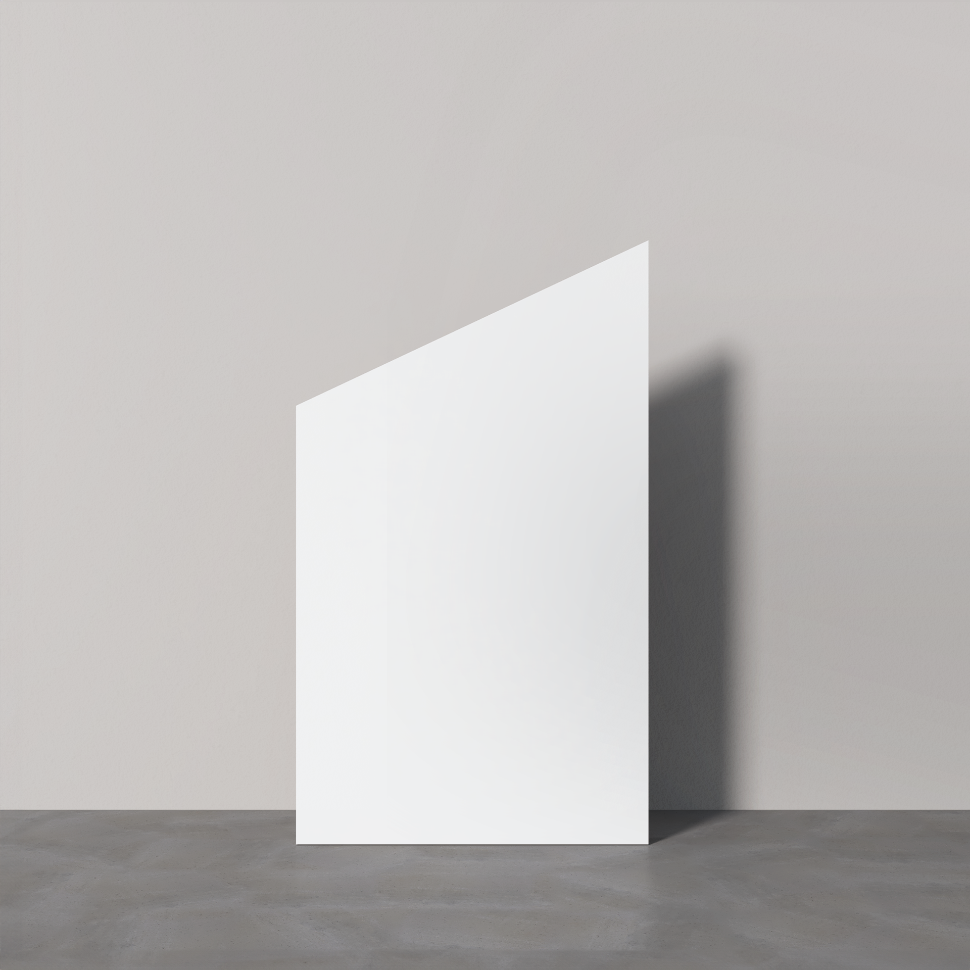 Angled Top Left Rectangle Backdrop