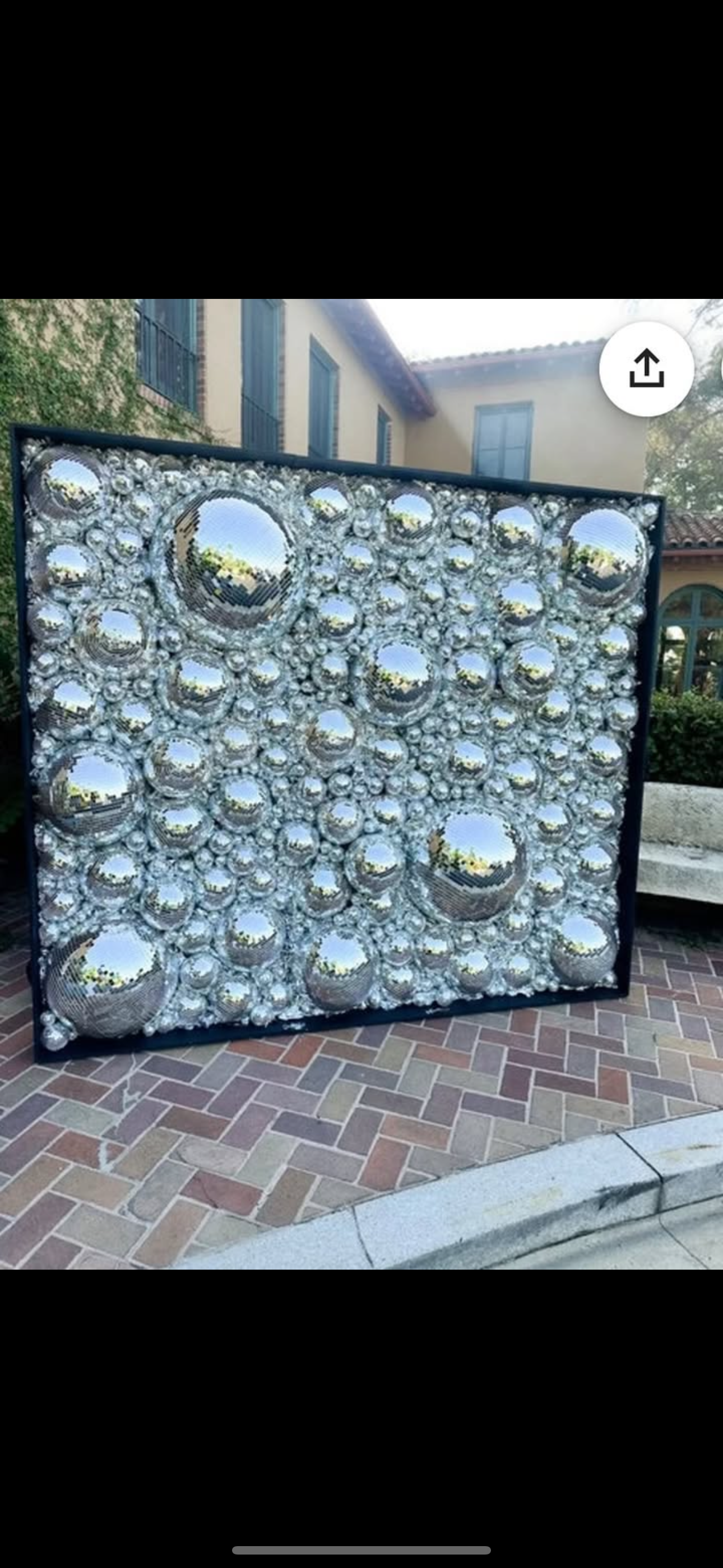 2m x 2m split backdrop with 15cm deep edging strips