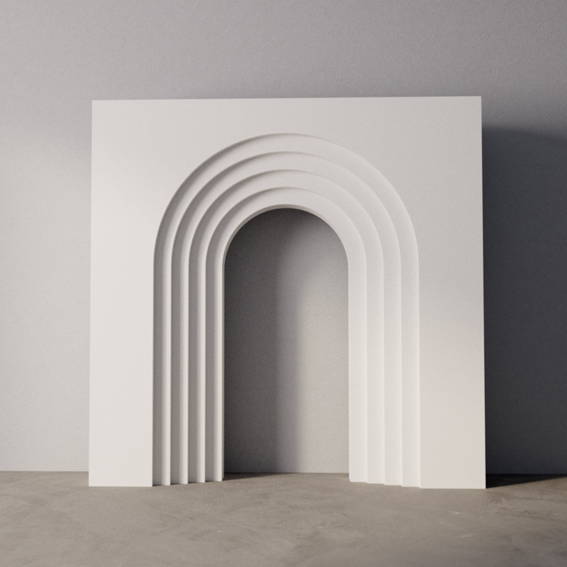 Rectangle with Inner Layered Arch