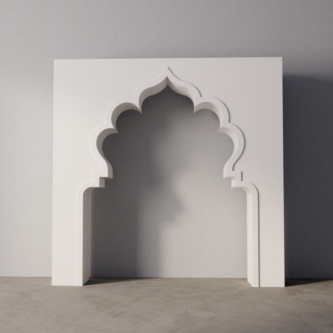 3D Backdrop Temple Inner Arch