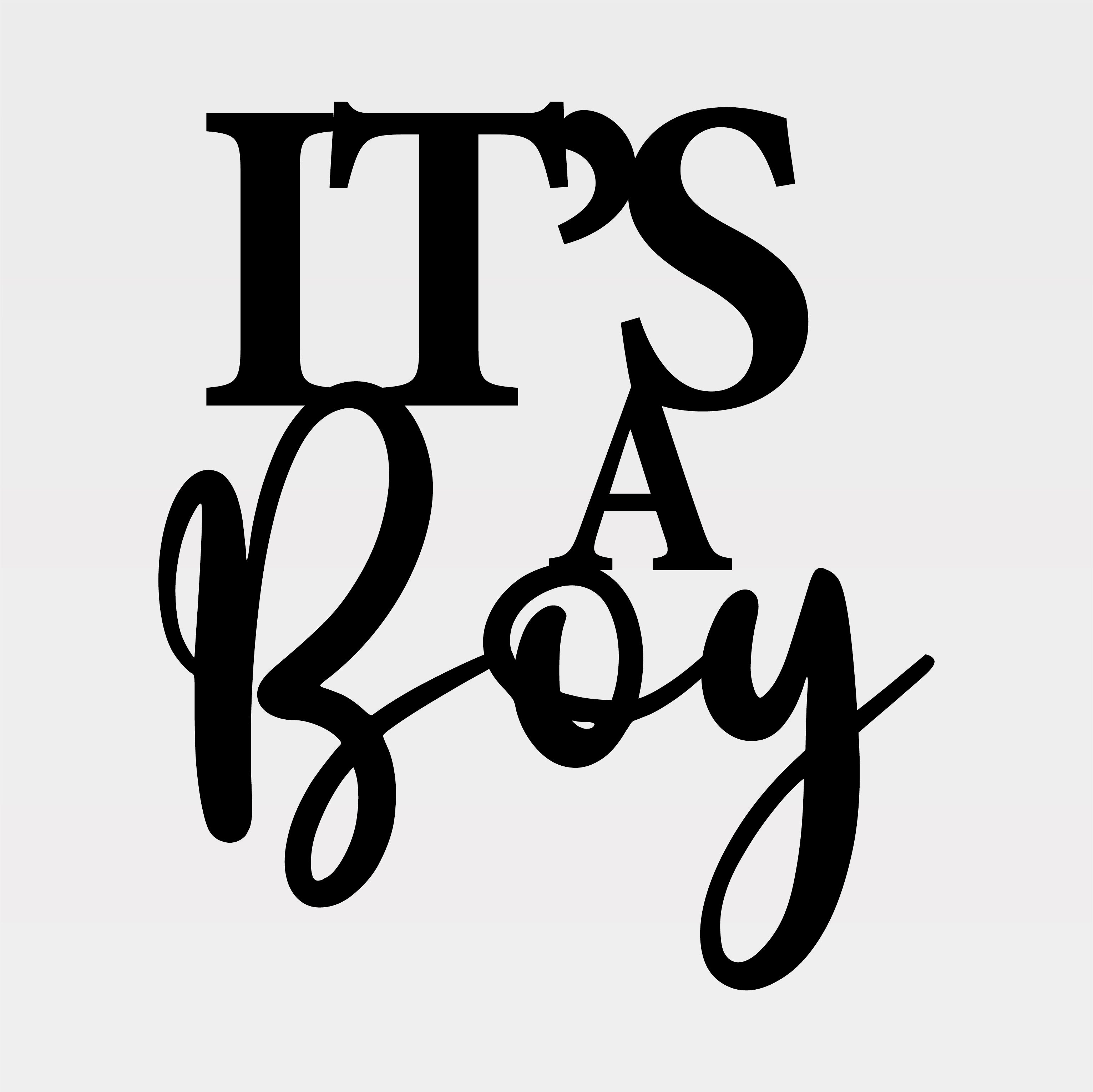 It's a Boy Signage 6mm MDF